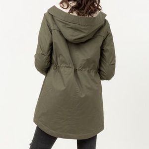 Jackets & Coats | Olive Green Hooded Parka Jacket | Poshmark